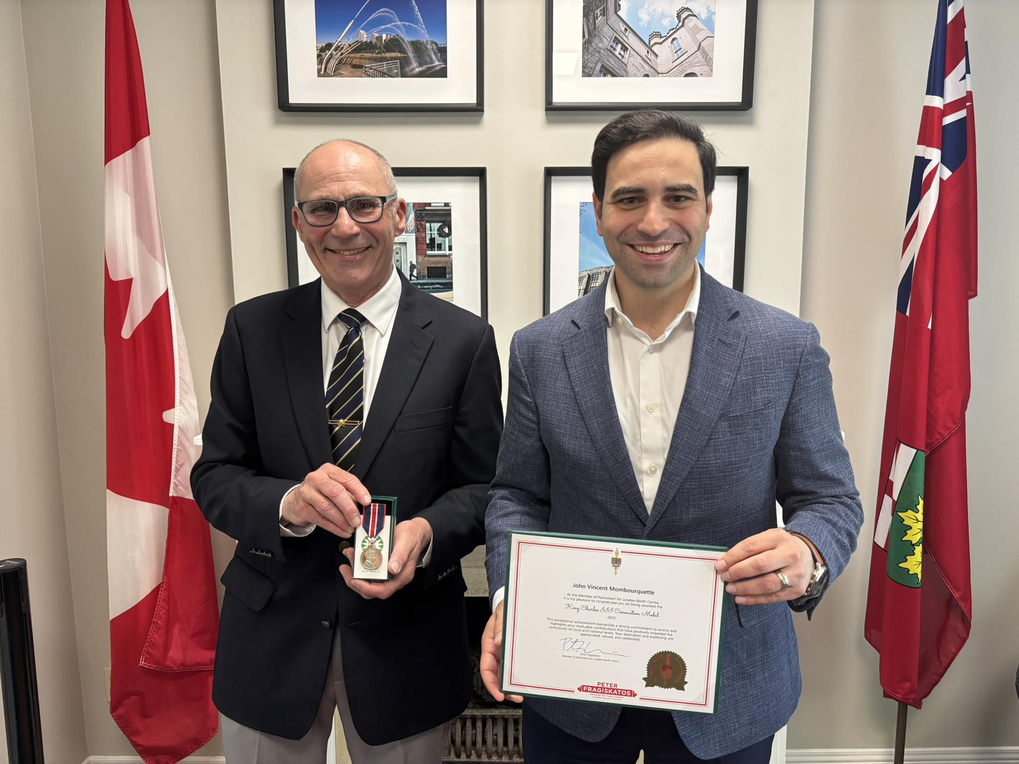 CONGRATULATIONS John Mombourquette on the award of King Charles III Coronation Medal for public ...